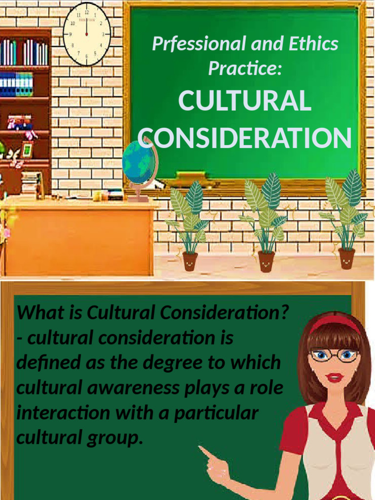 Millana - Prof. Ed4 - Cultural Consideration | PDF | Social Psychology ...