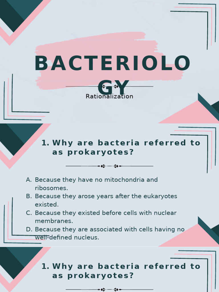 Bacte Ratio Sept. 7 2024 | PDF | Cell (Biology) | Eukaryotes