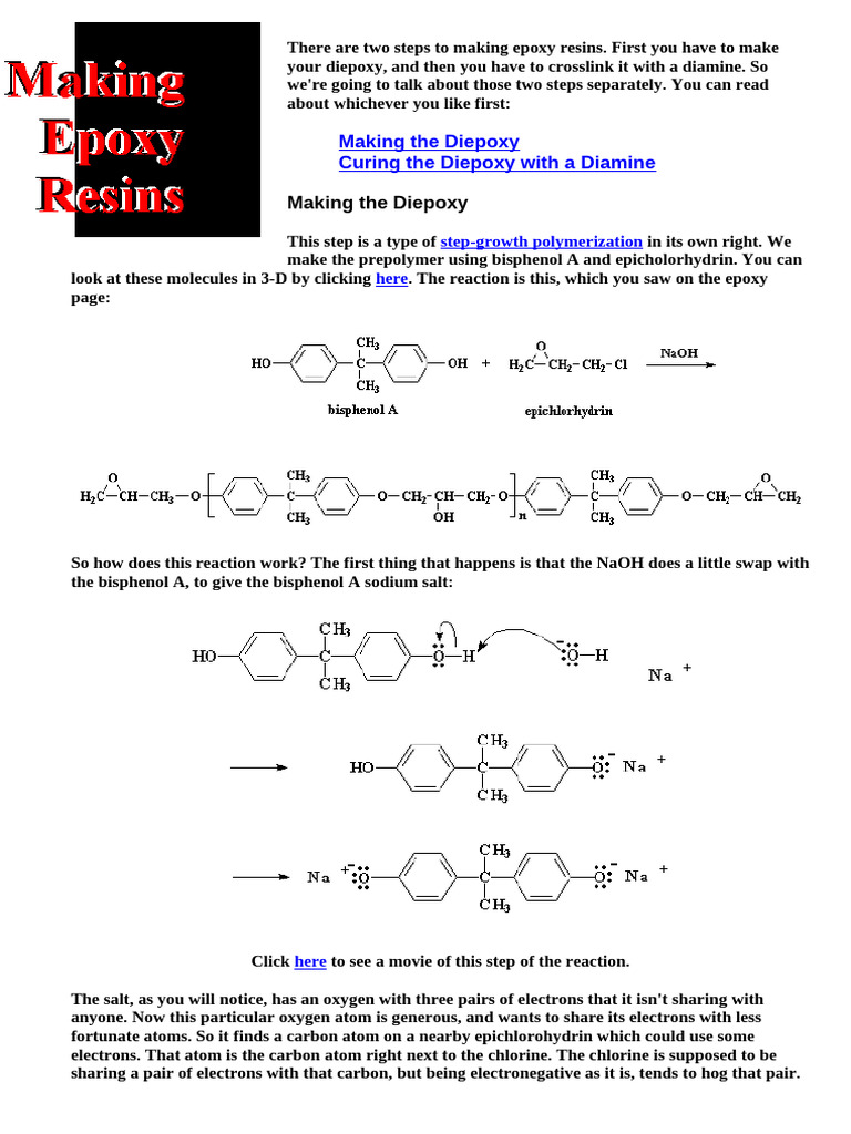 C4- epoxy resins | PDF | Epoxy | Molecules