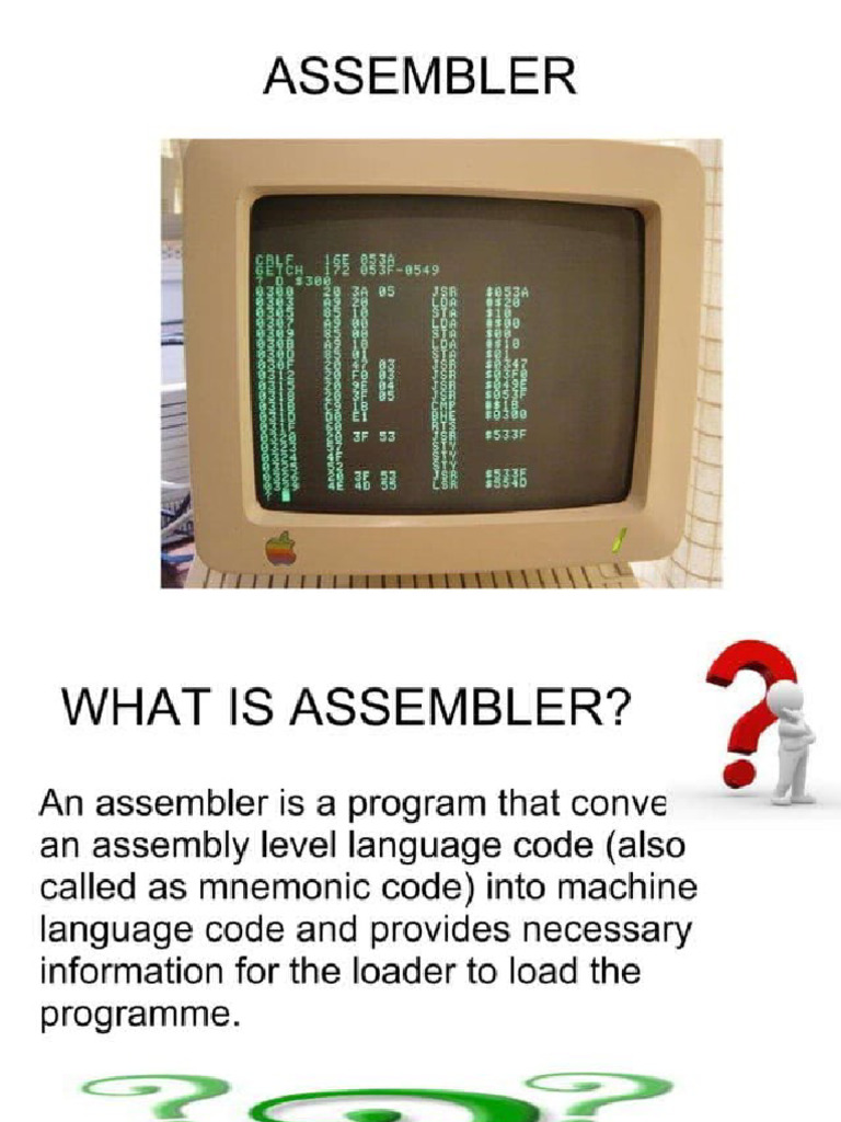 Assembler 1 | PDF