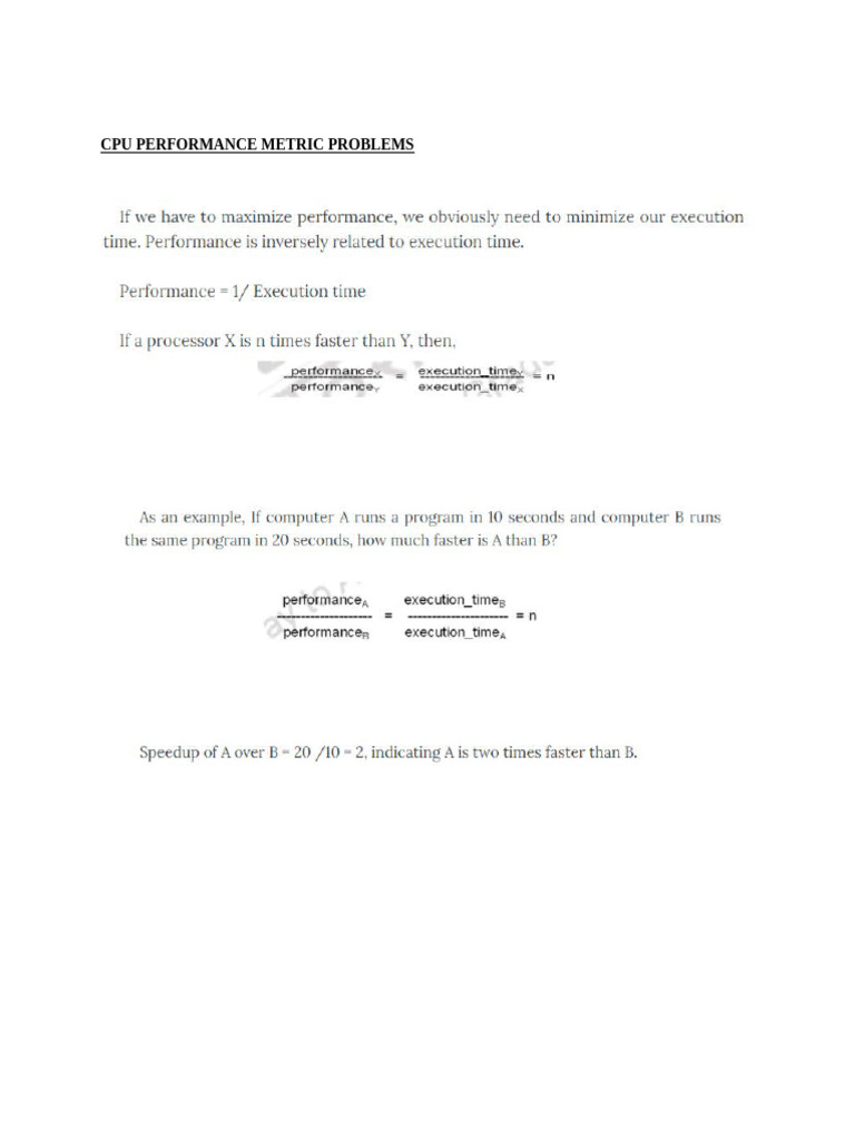Understanding CPU Performance Metrics | PDF | Central Processing Unit | Computing