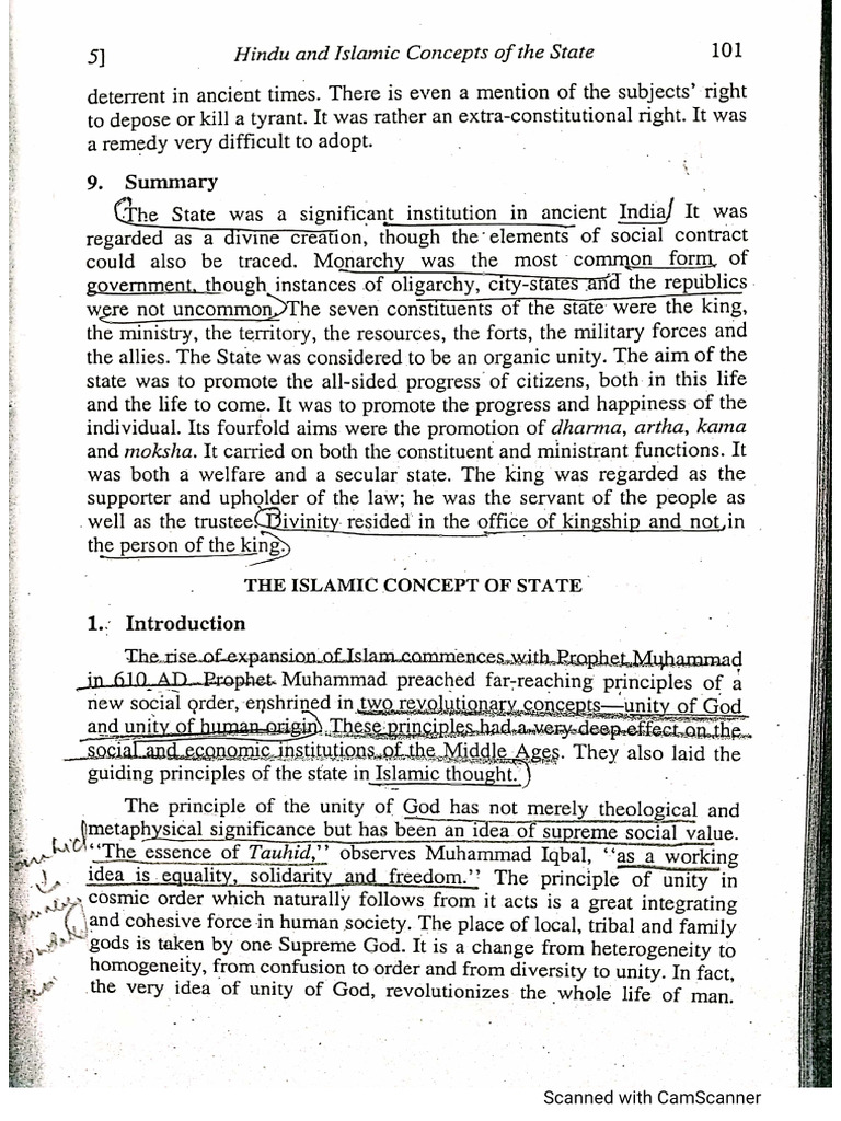 Islamic Theory of State | PDF