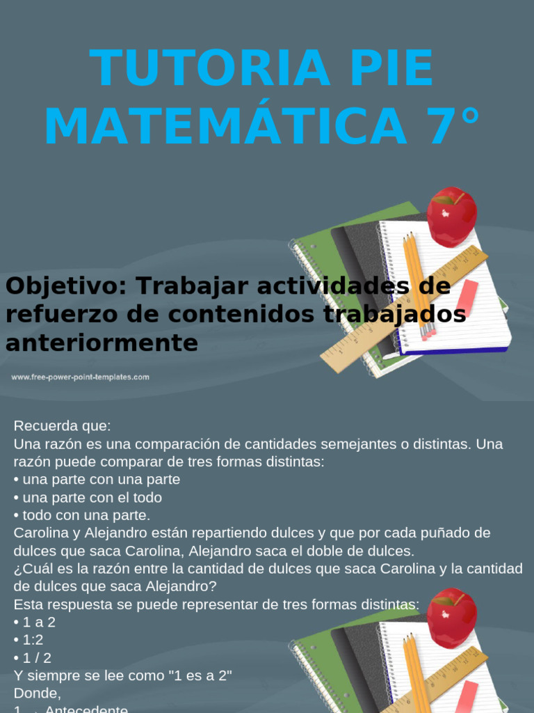 TUTORIA 6º Primera Claase | PDF