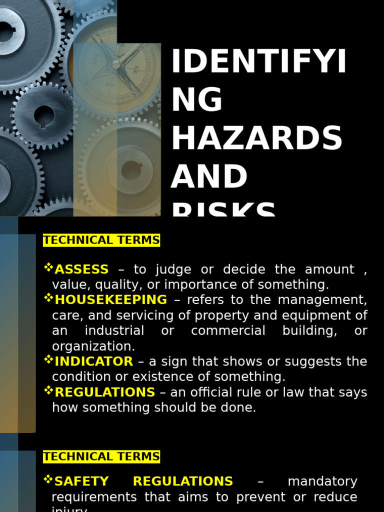 Workplace Hazard and Risk Management Guide | PDF | Hazards | Risk