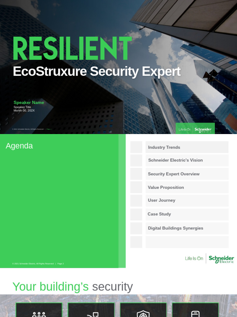 EcoStruxure Security Expert Overview | PDF | Computer Security | Security