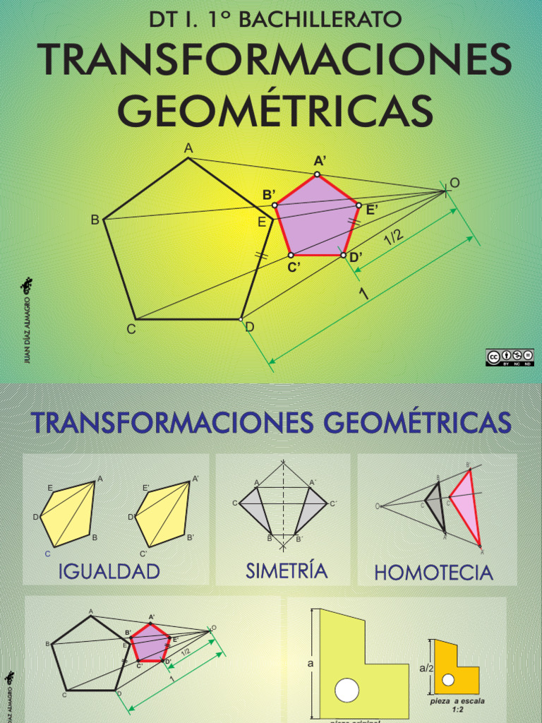 6.0. DT 1. TRANSFORMACIONES GEOMÉTRICAS. PRESENTACIÓN. (1) | PDF ...
