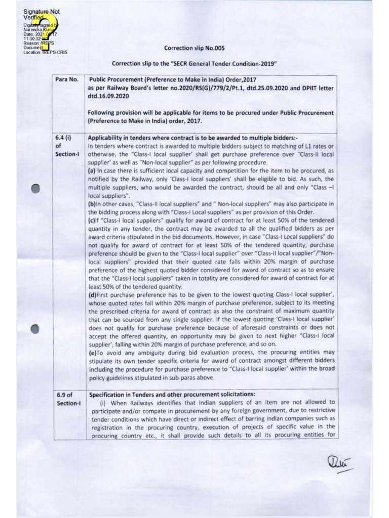 Correction Slip005 | PDF