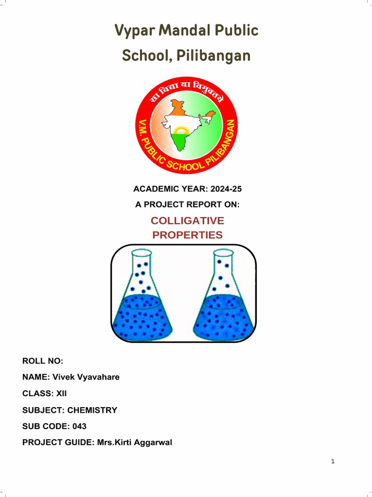 Chemistry Project File - 20241105 - 113444 - 0000 | PDF