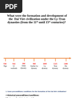 Vietnamese History Timeline | PDF | South Vietnam | Vietnam