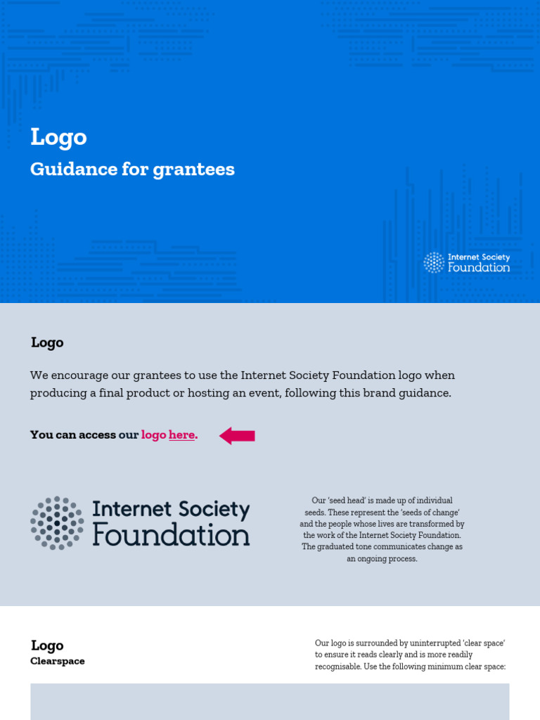 Logo Guide Internet Society Foundation | PDF | Logos