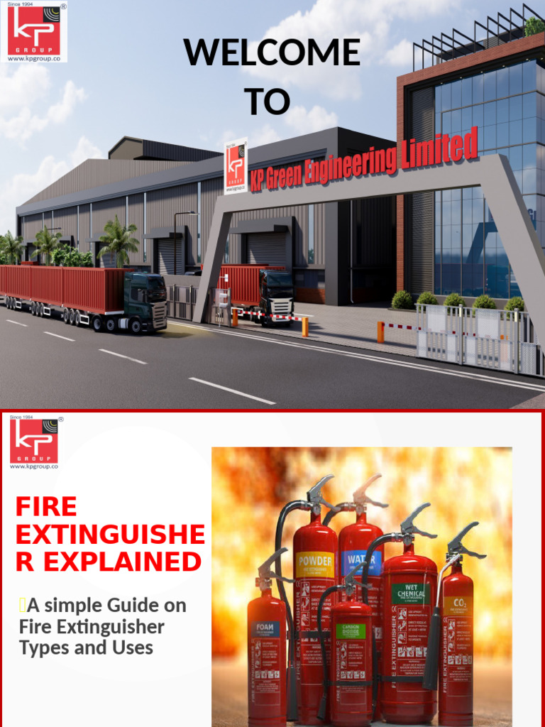 Classification of Fire Extinguishers Explained | PDF | Fires | Combustion