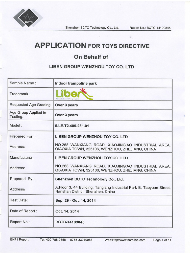 CE Test Report | PDF