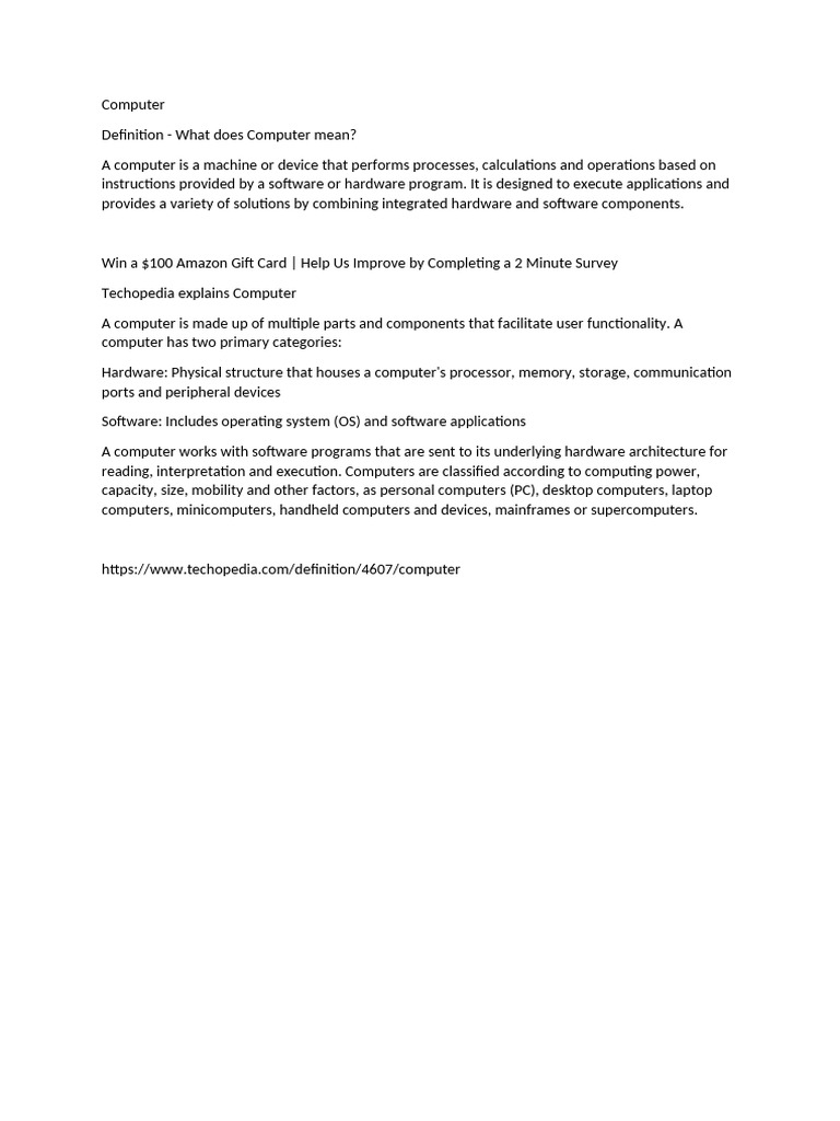 Basic Features | PDF