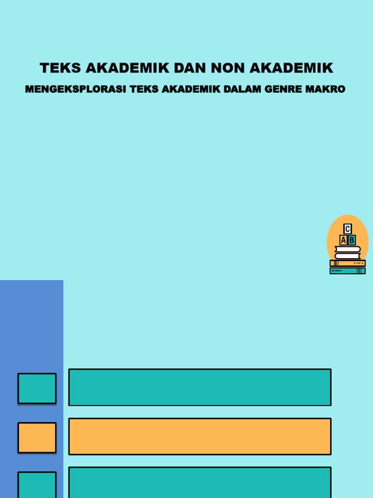 Ciri-Ciri Teks Akademik dan Non-Akademik | PDF
