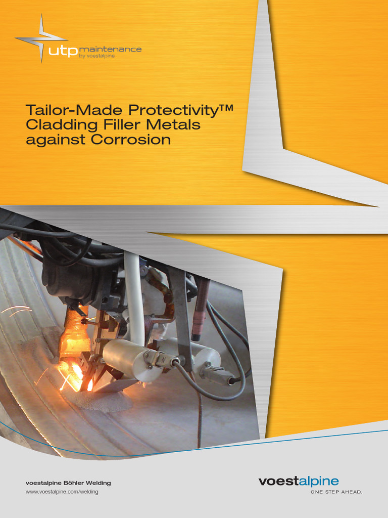 UTP - Cladding Filler Materials Brochure - WEB | PDF | Steel ...