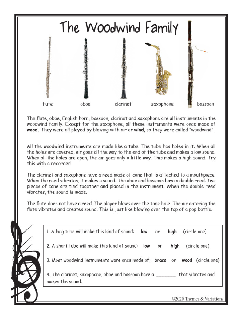 Understanding Woodwind Instruments | PDF | Foreign Language Studies | Art