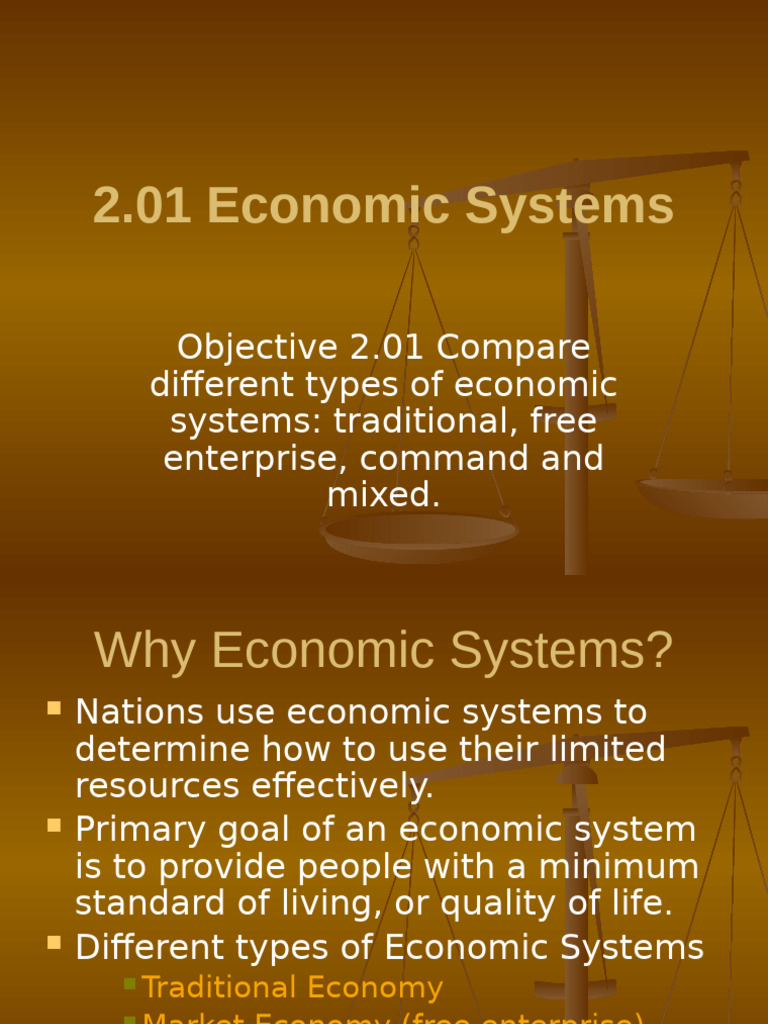 Overview of Economic Systems | PDF | Economic System | Market Economy