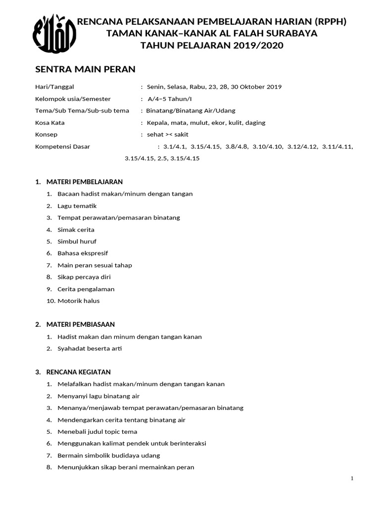 RPPH Udang | PDF
