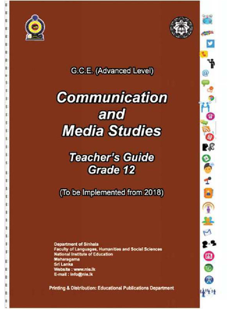 Grade 12 Communication Studies Guide | PDF | Communication | Information