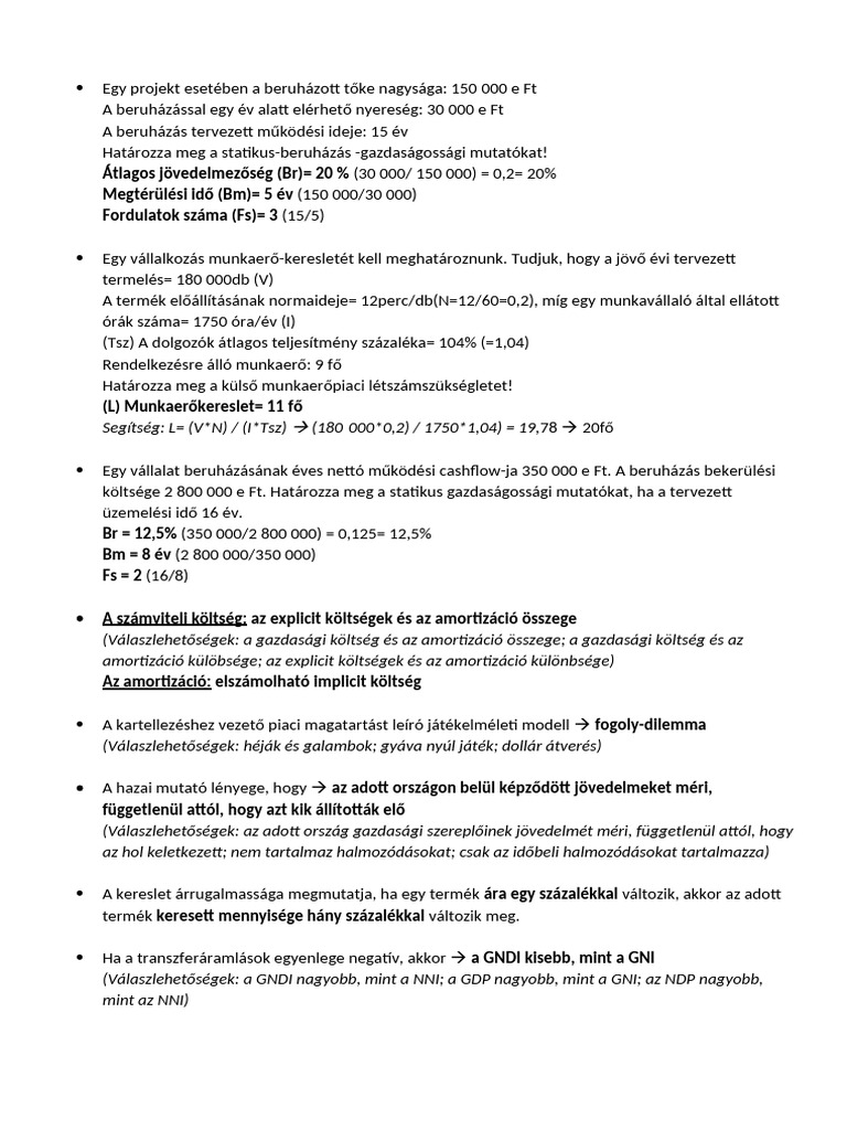 Közg. Váll. Vizsga Kérdések | PDF