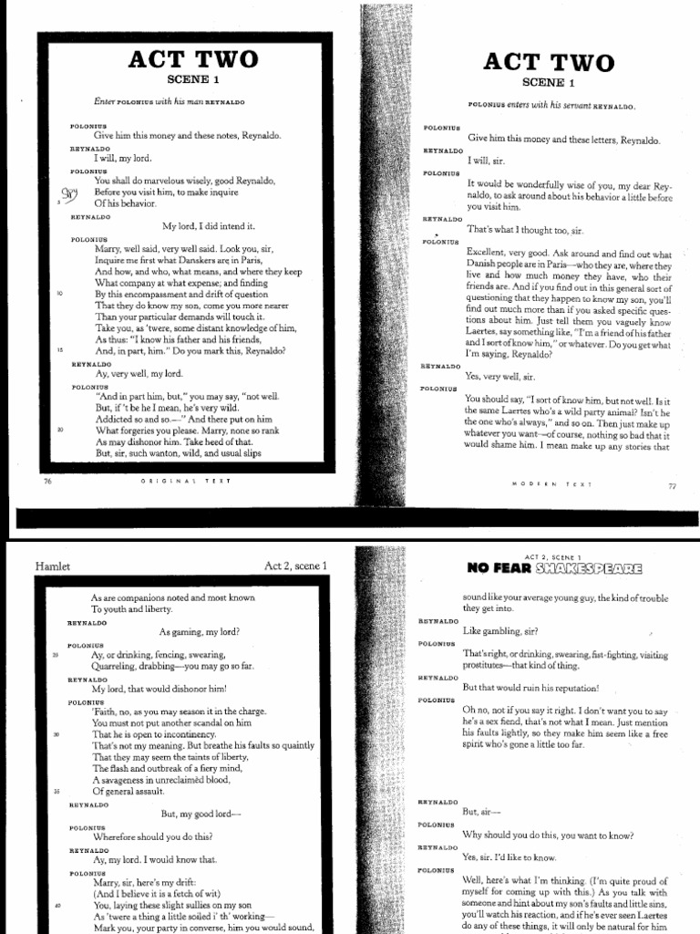 Hamlet Act 2 | PDF