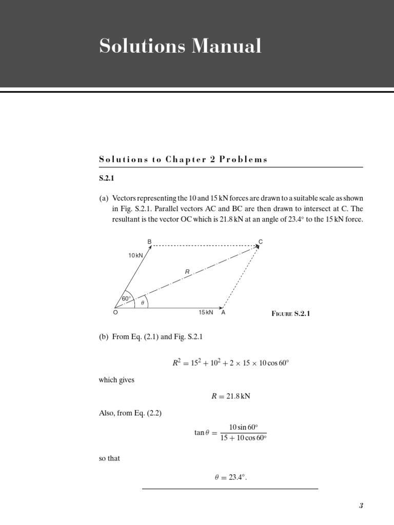 Sample Solution Structural and Stress Analysis 2nd Edition Megson | PDF ...