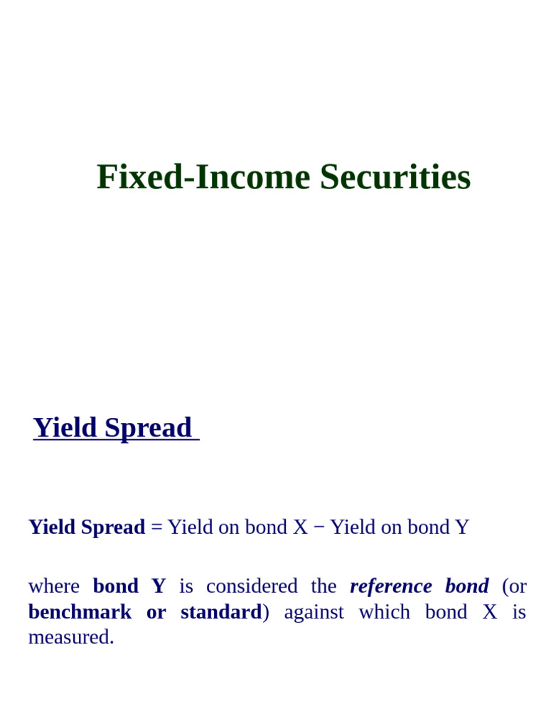Fixed-Income Securities | PDF | Bonds (Finance) | Yield (Finance)