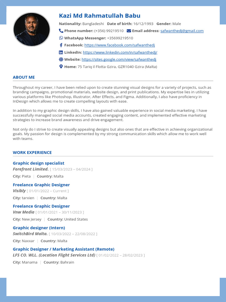 Kazi Resume | PDF | Graphic Design | Human Communication