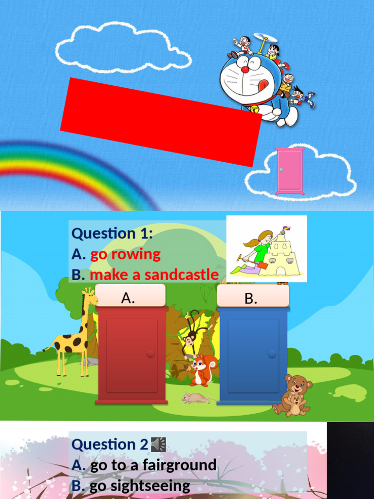 Summer Holiday Travelling With Doraemon | PDF | Science & Mathematics