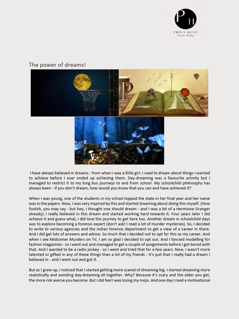 The Power of Dreams | PDF