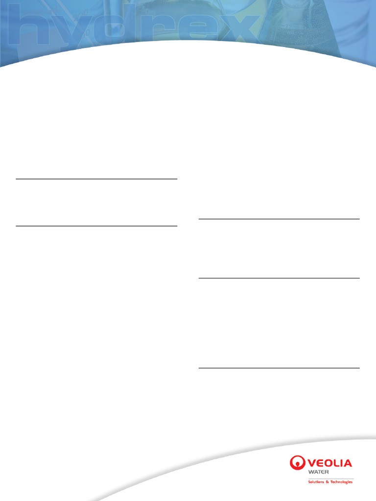 Hydrex 2508S TDS SG | PDF | Water | Corrosion