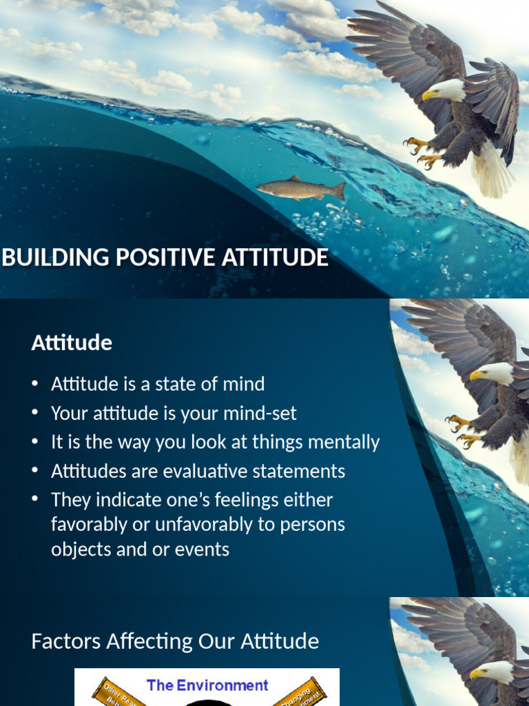 Bulding Positive Attitude | PDF | Thought | Conscience