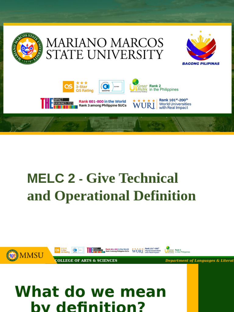 Definitions: Technical vs. Operational | PDF | Jargon | Climate Change