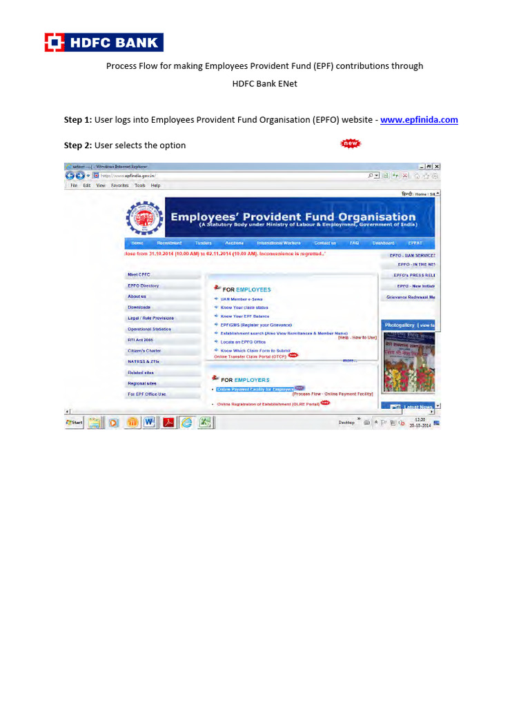 Process Flow EPF | PDF | Computers
