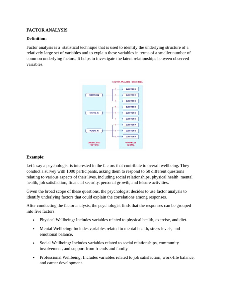 FACTOR ANALYSISaaa | PDF | Factor Analysis | Psychology