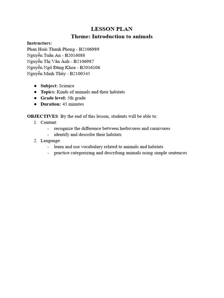 Lesson Plan - Micro Teaching | PDF | Cognition | Learning