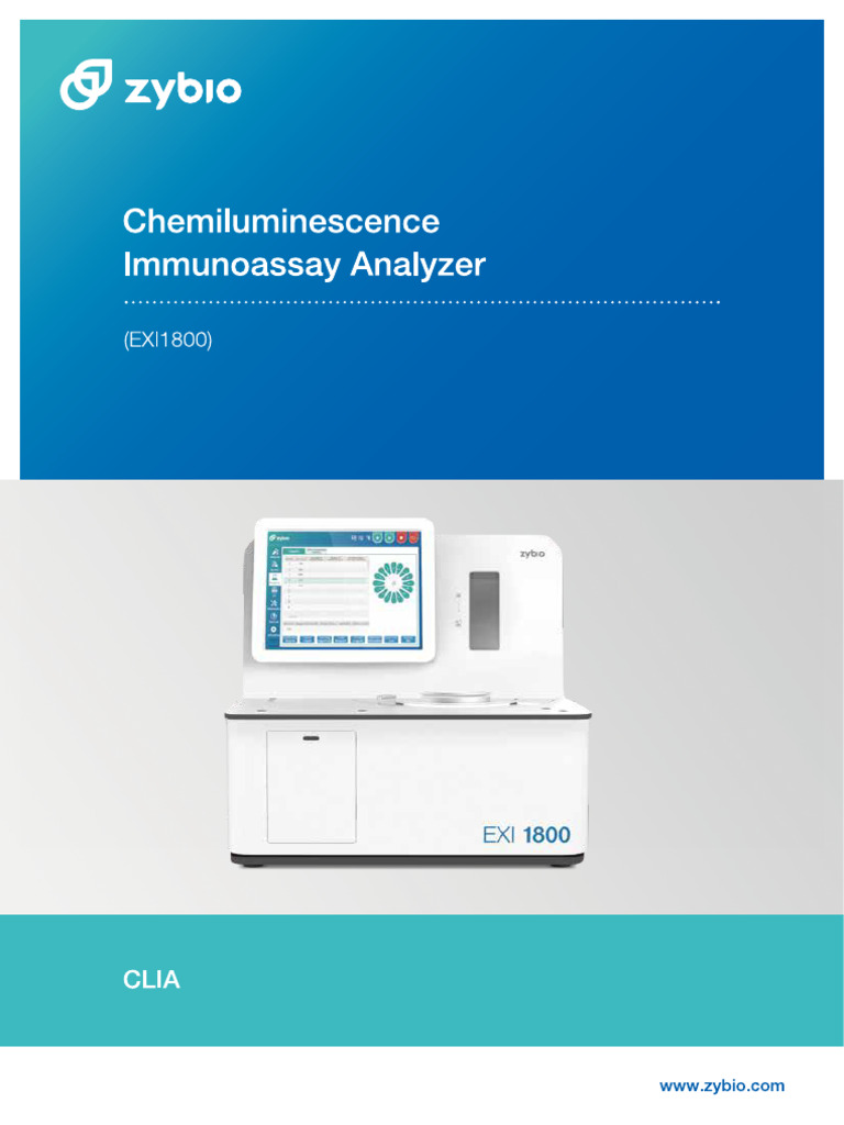 Zybio Brochure EXI1800 (English) 0314 | PDF