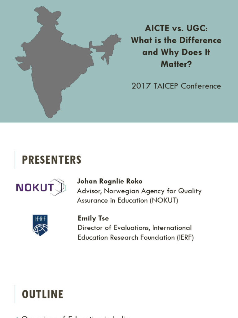 AICTE and UGC: Key Differences Explained | PDF | University And College Admission | Master Of ...