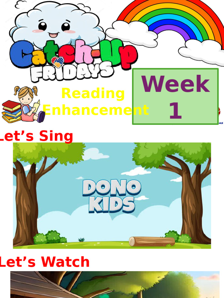 Week1 - Reading Enhancement | PDF | Language Arts & Discipline | Self-Improvement