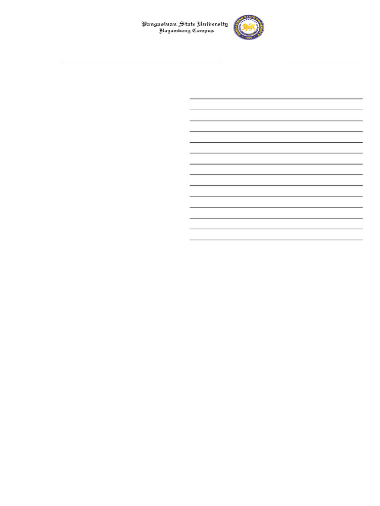 Pangasinan State University: Bayambang Campus | PDF