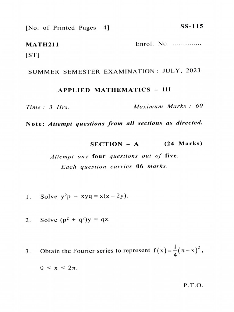 Math 211 | PDF | Mathematics | Mathematical Analysis Math 211 | PDF | Mathematics | Mathematical Analysis
