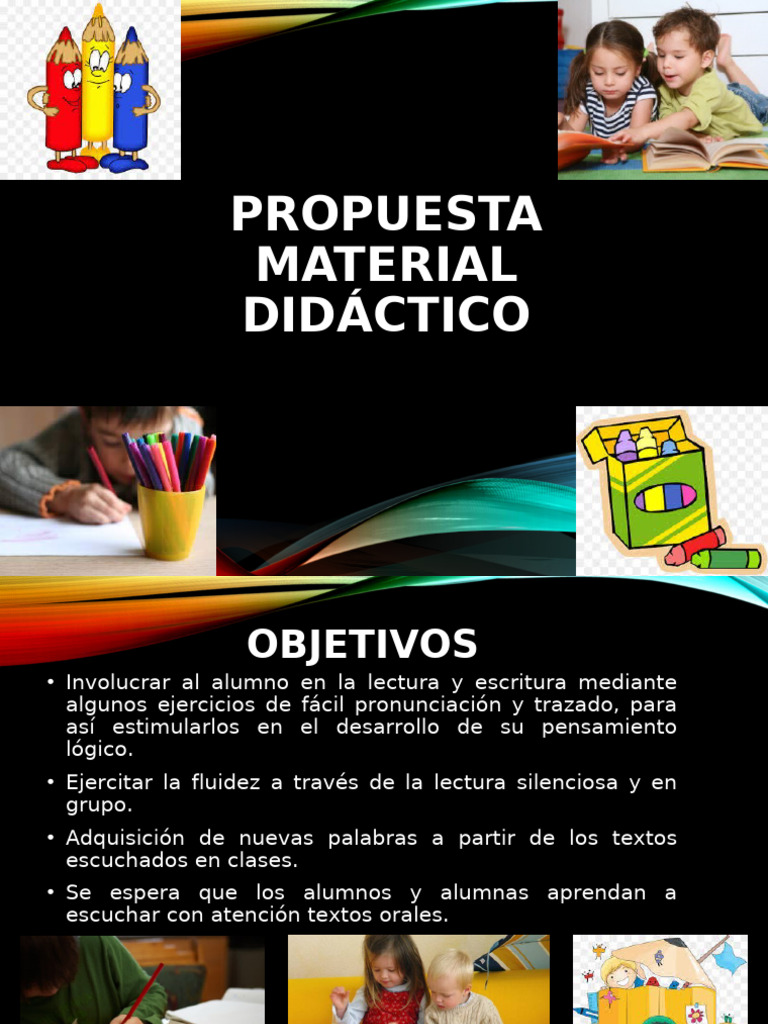 PROPUESTA MATERIAL DIDACTICO | PDF | Léxico | Maestros