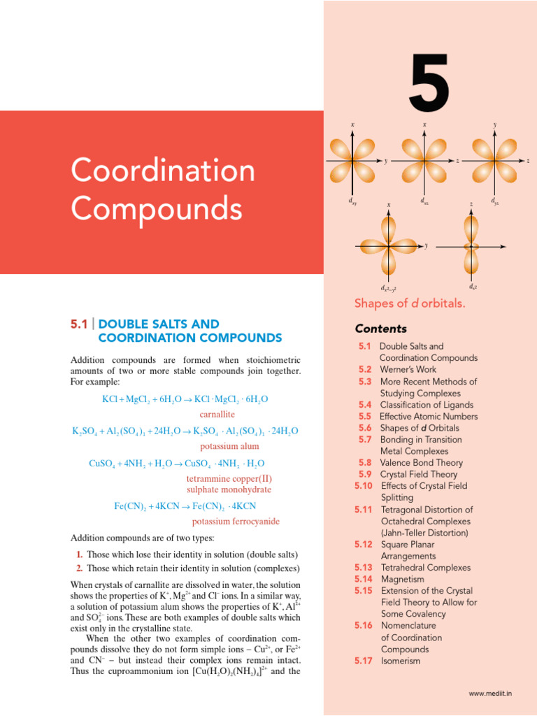 Cordination Compounds | PDF | Coordination Complex | Ligand