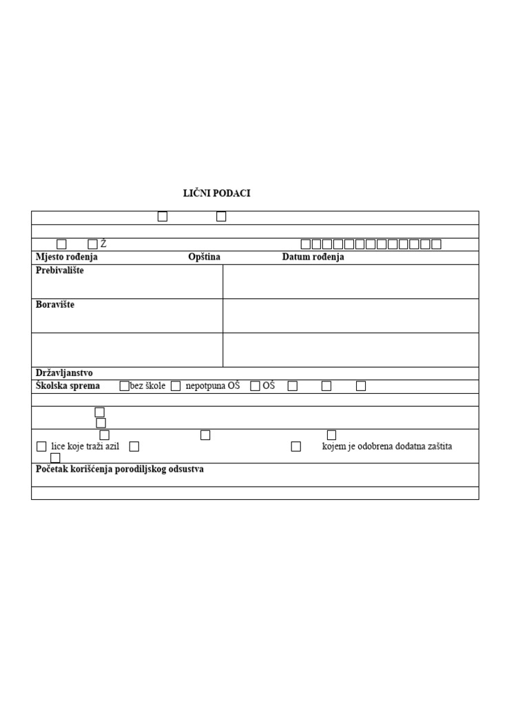 Zahtjev Za Ostvarivanje Prava Na Refundaciju Naknade Zarade I Naknadu ...