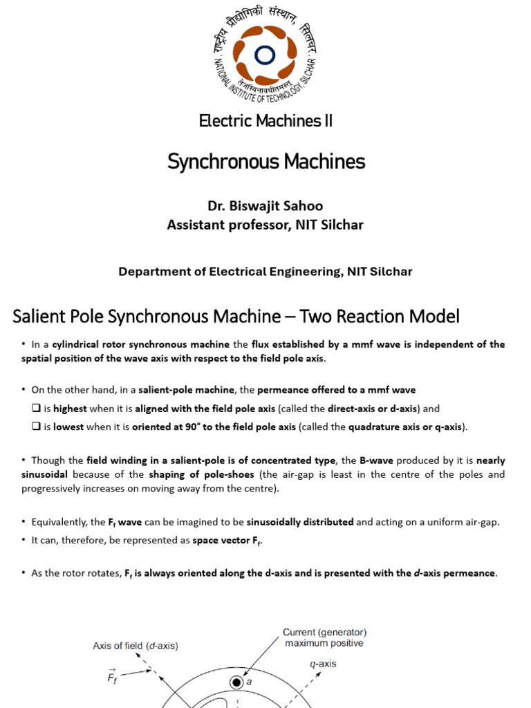 EM II Salient Pole Synchronous Machines | PDF | Electrical Engineering | Electricity