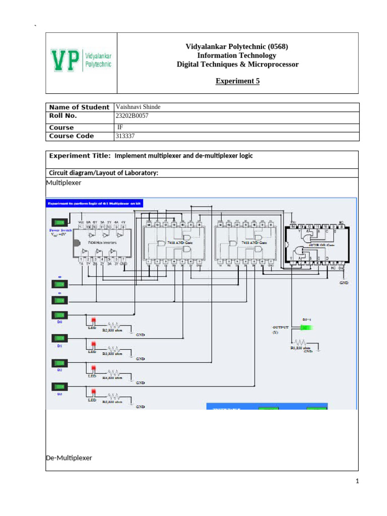 DTM - EXP 5 Sheet | PDF | Technology & Engineering