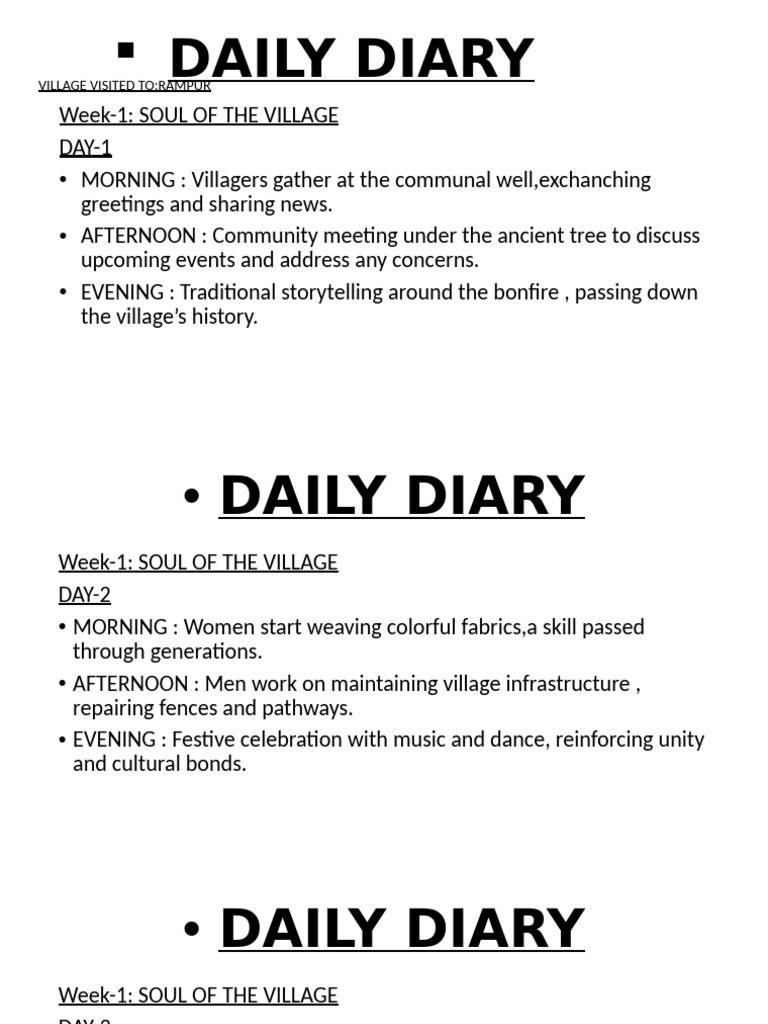 DAILY DIARY Social | PDF | Religion & Spirituality