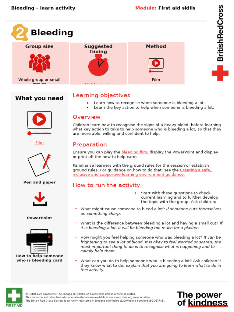 bleeding_learn-activity_final_0707 | PDF | Learning