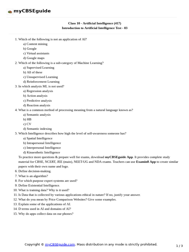 10 Ai Introaritficialintelligence Tp03 | PDF | Artificial Intelligence | Intelligence (AI ...