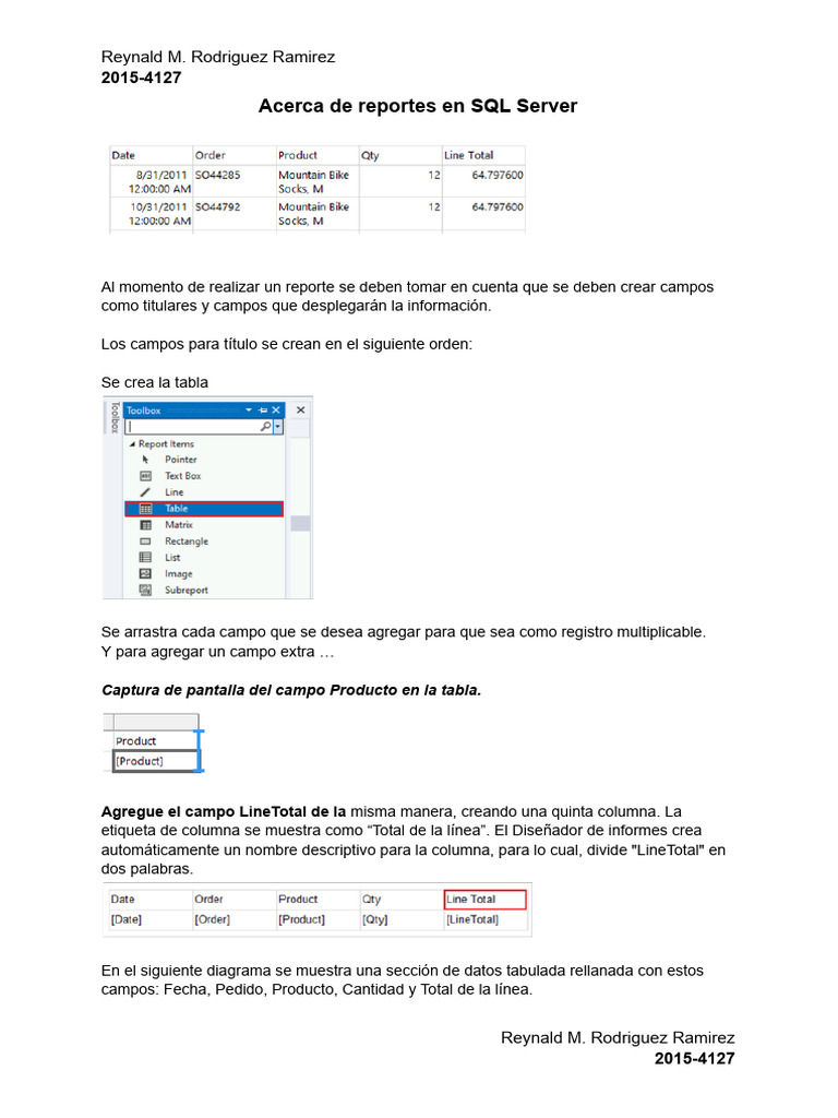 Acerca de Reportes en SQL Server - Reynald M. Rodriguez Ramirez - 2015 ...